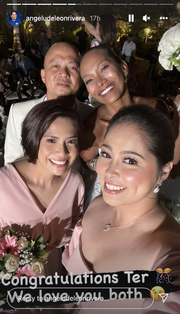 After 15 years, Wilma Doesnt and non-showbiz partner Gerick Livelo Parin just got married ...
